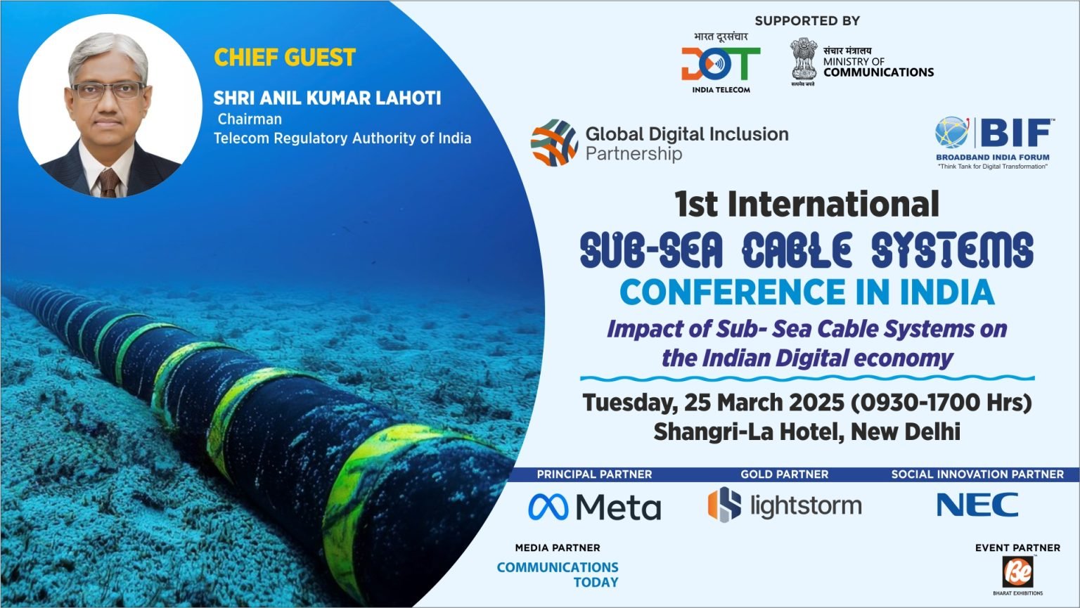 1st International Subsea Cable Systems Conference In India – March 25th ...